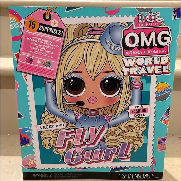 L.O.L. Surprise! | Toys | Lol Surprise Omg World Travel Doll Fly Gurl ...